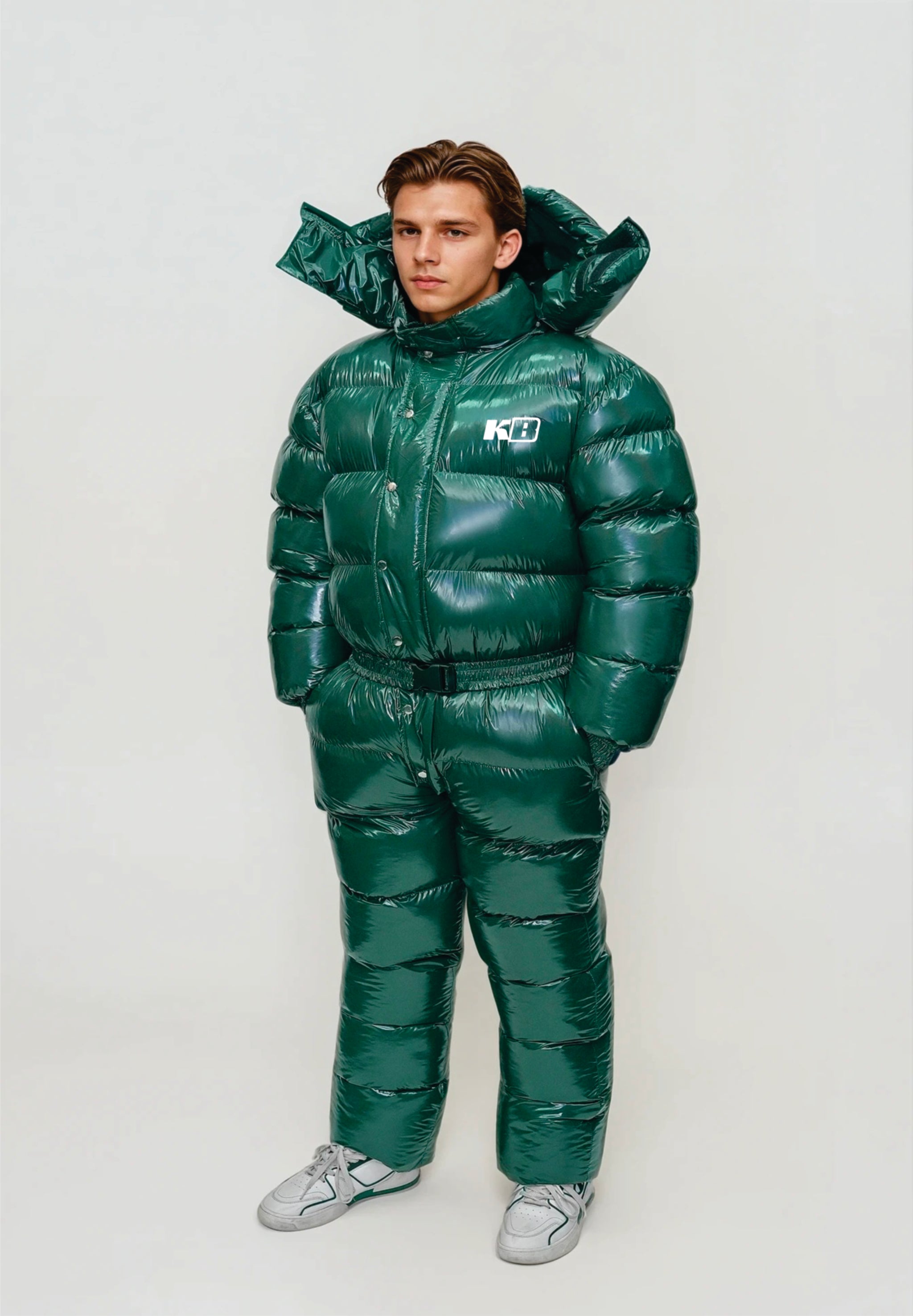 Winglow Shiny Nylon Down Suit – KaramBro